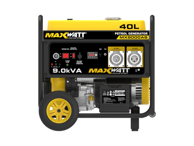 Maxwatt MX9000AS – 7500W Petrol Auto Start Generator